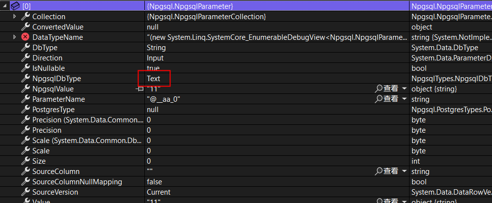 Parameters aren't sent as varchar · Issue #2010 · npgsql/efcore.pg · GitHub