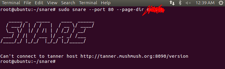 Cannot Run Snare Due to Tanner · Issue #172 · mushorg/snare · GitHub