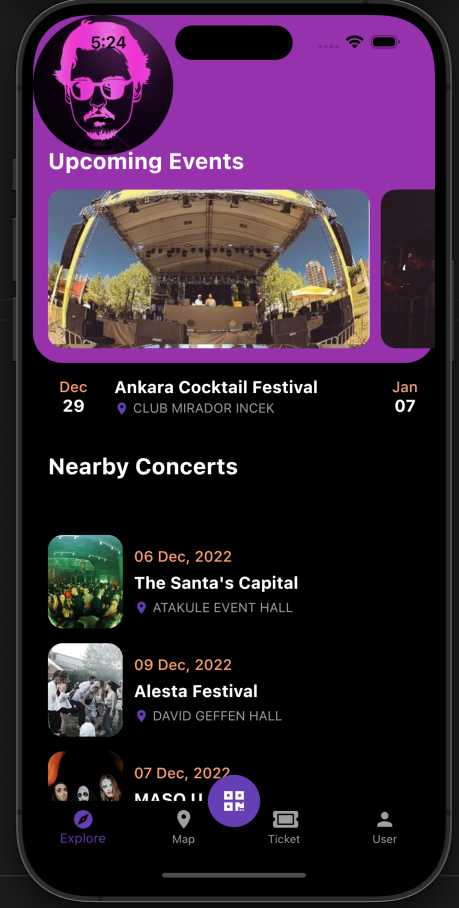 GitHub - Furkanakguun/flutter-tonight-event-app-ui: Flutter UI challenge. Event App UI with ...