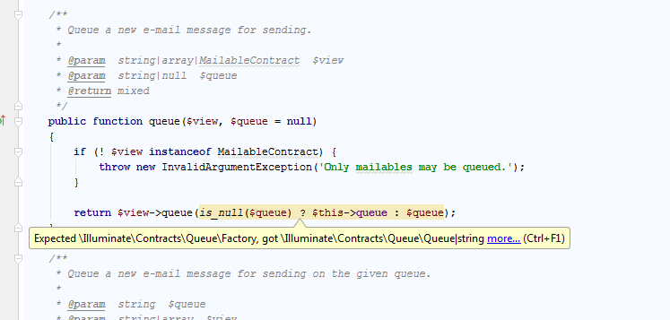 Mail::queueOn & Mail::laterOn Type error · Issue #3130 · octobercms/october · GitHub
