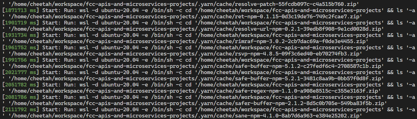 Remote-Containers: Add Development Container Configuration Files stalls on /.yarn/cache · Issue ...