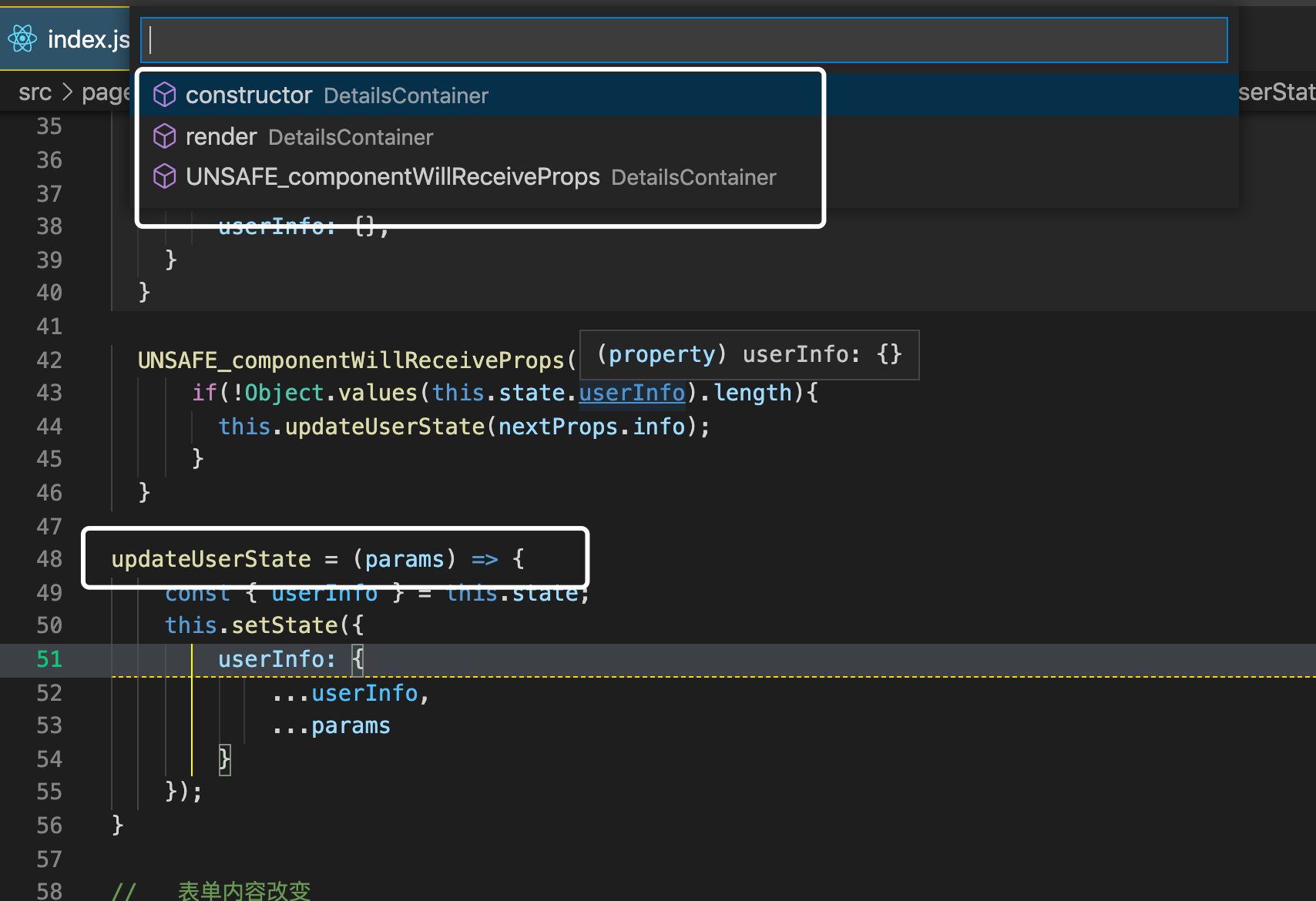 Cannot recognize arrow functions · Issue #9 · trixnz/vscode-go-to-method · GitHub