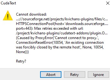 Can't install. Proxy issue · Issue #259 · kvichans/cuda_find_in_files · GitHub