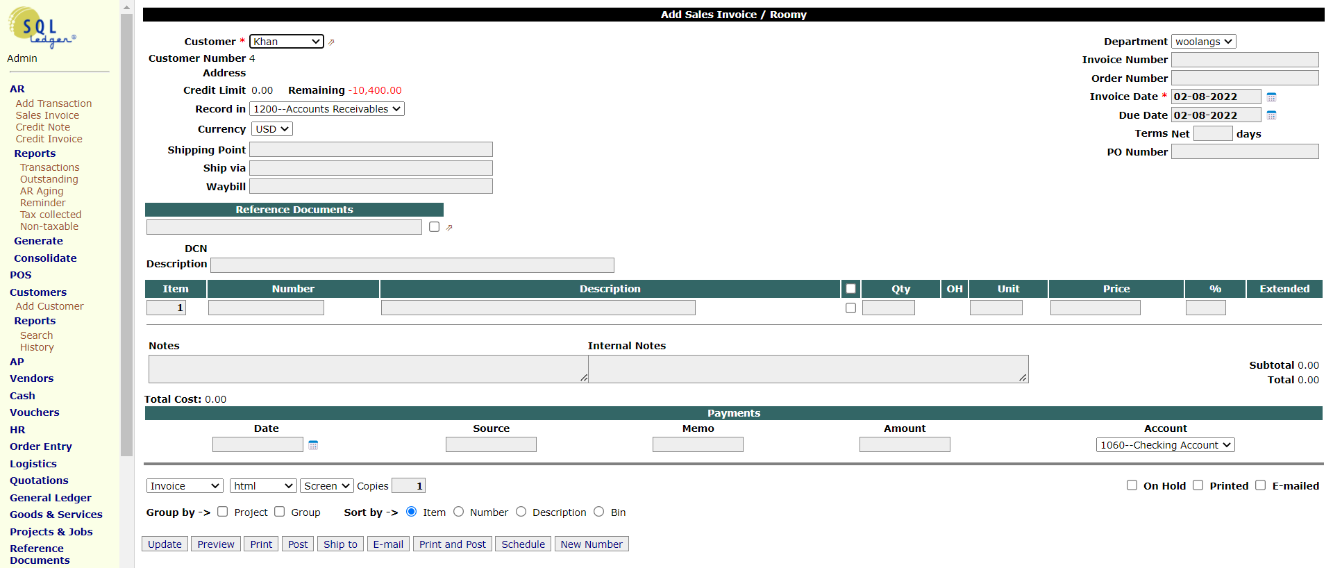 Extending the API · Issue #51 · Tekki/sql-ledger · GitHub