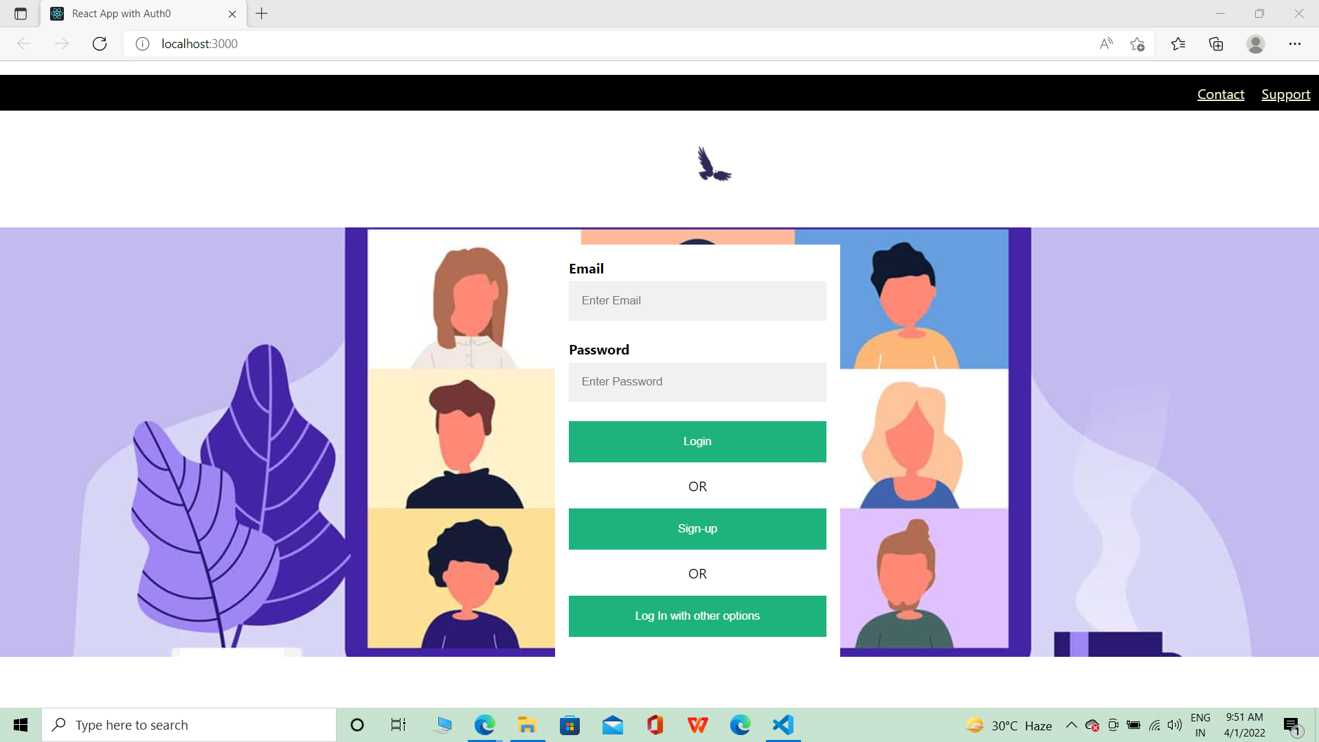 GitHub - noelle224/React-Auth0-social-Login: Integration of your react ...