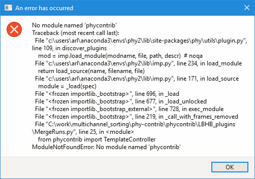 phy startup error on Windows 10 with Anaconda 3 · Issue #858 · cortex ...