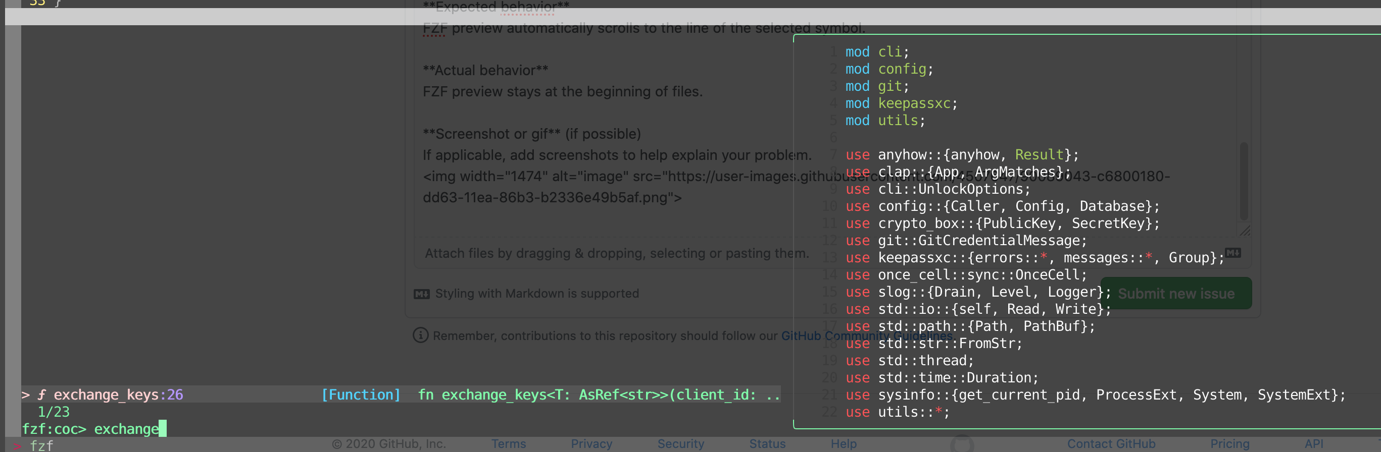 Finder FZF preview does not scroll to the highlighted line · Issue #329 ...