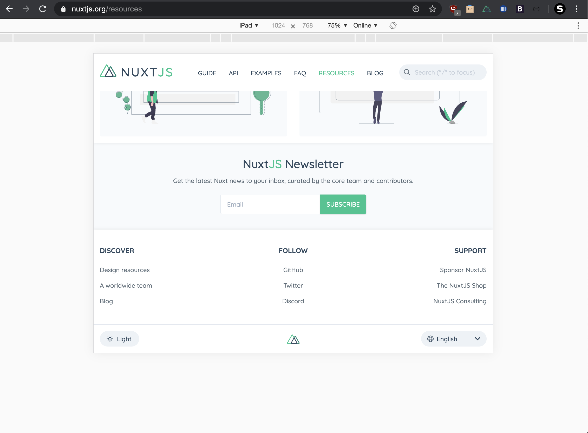 Too much white-space in portrait mode · Issue #229 · nuxt/website-v2 · GitHub