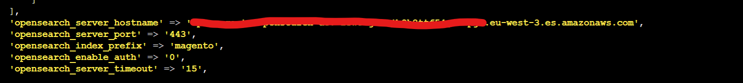 Magento 2.4.6 AWS Opensearch 1.2. No Alive nodes found. · Issue #37490 · magento/magento2 · GitHub