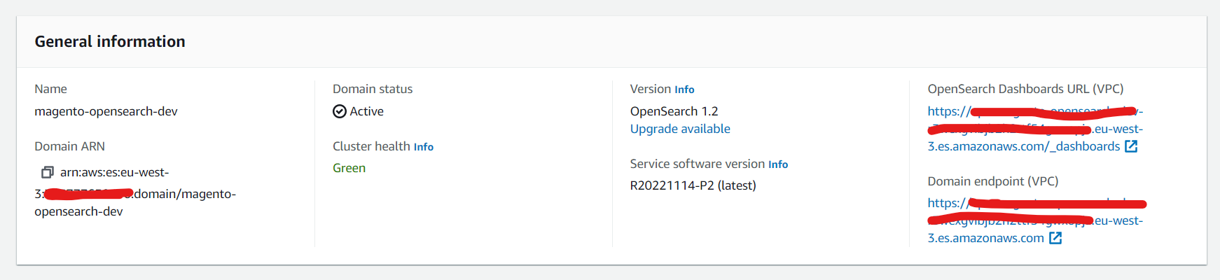 Magento 2.4.6 AWS Opensearch 1.2. No Alive nodes found. · Issue #37490 · magento/magento2 · GitHub