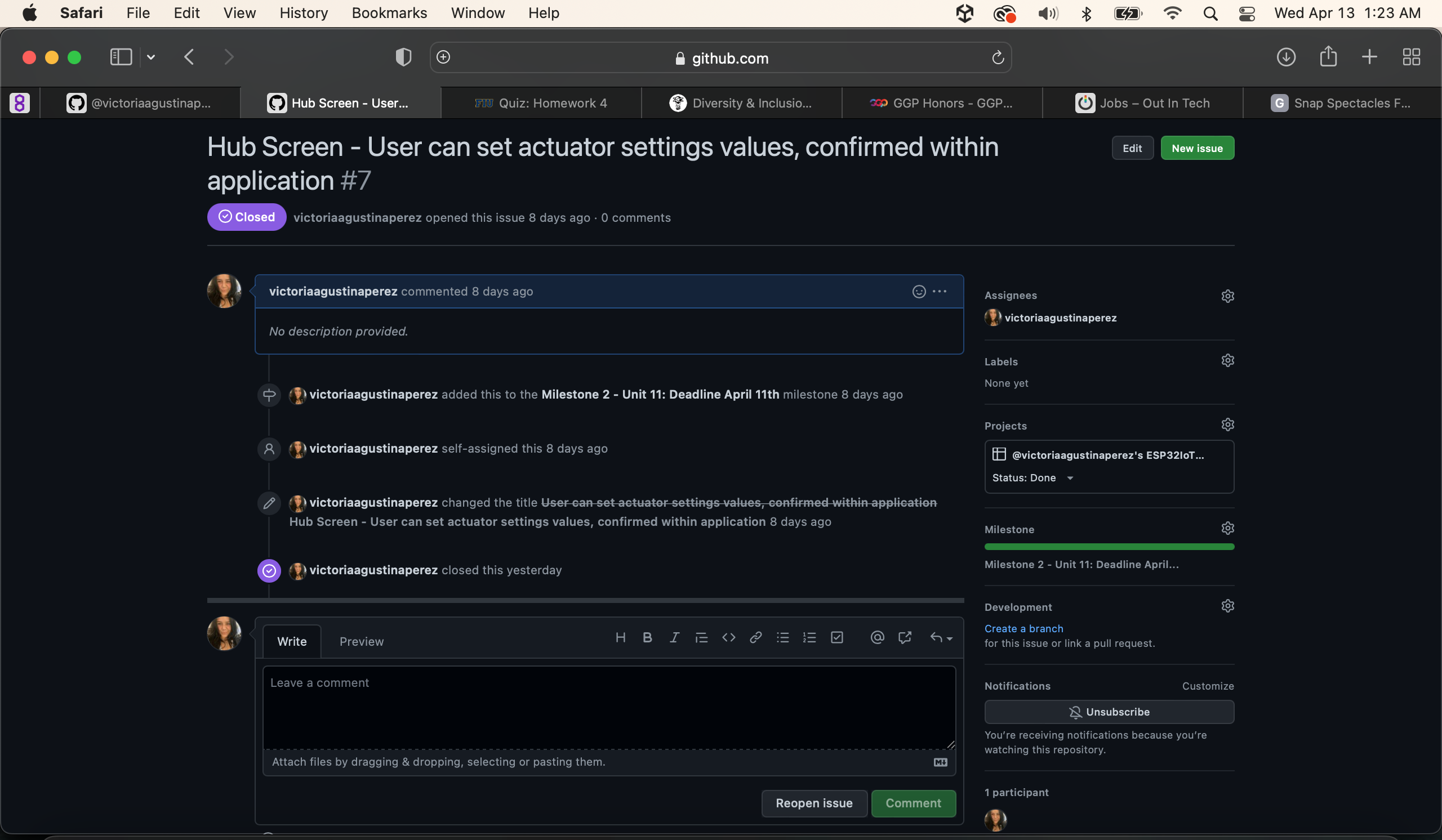 Project Feedback! · Issue #11 · victoriaagustinaperez/ESP32-IoT-Controller-CompE-Senior-Design ...