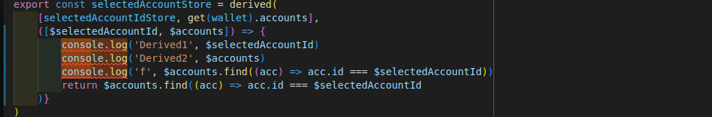 [Task]: Fix occassional blank screen on selectedAccountStore is undefined · Issue #4792 ...