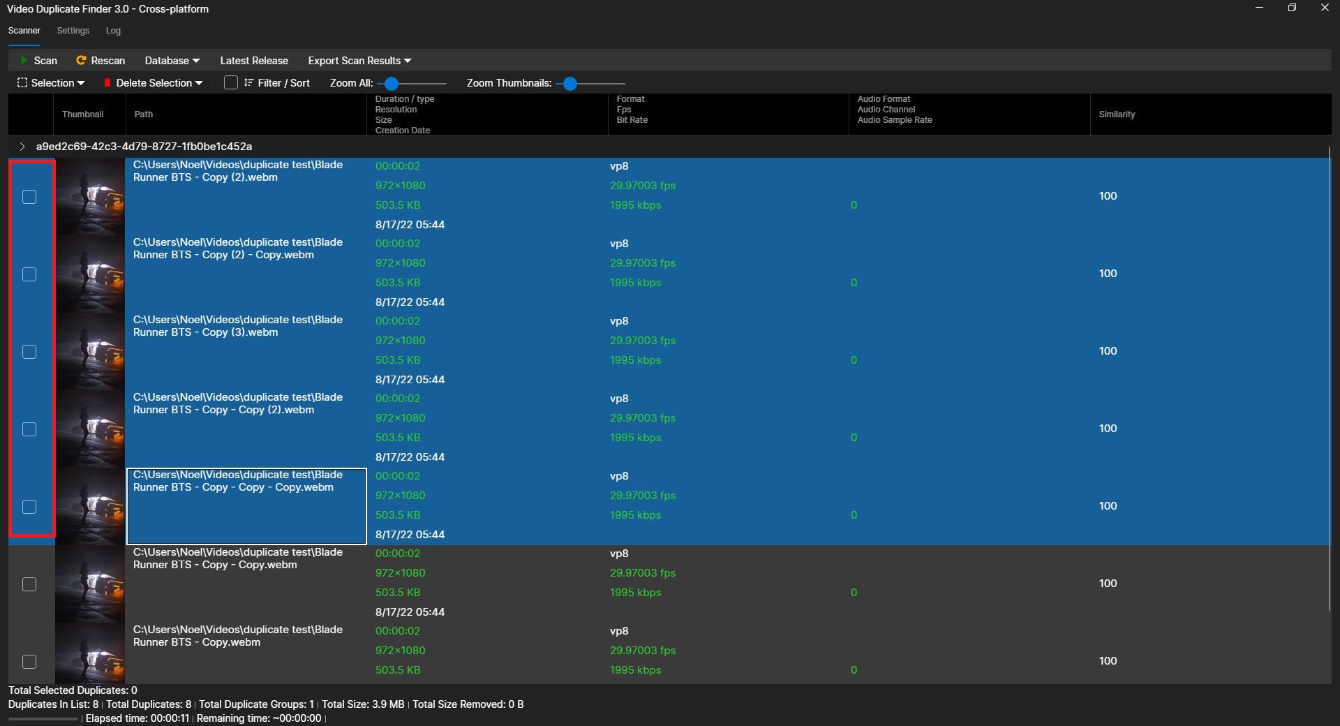 Multi-highlight and mark/select files · Issue #339 · 0x90d/videoduplicatefinder · GitHub