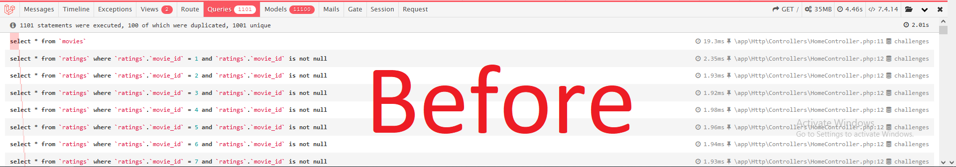 Speed optimization by furiousjayed · Pull Request #41 · LaravelDaily/Laravel-Challenge-Movie ...