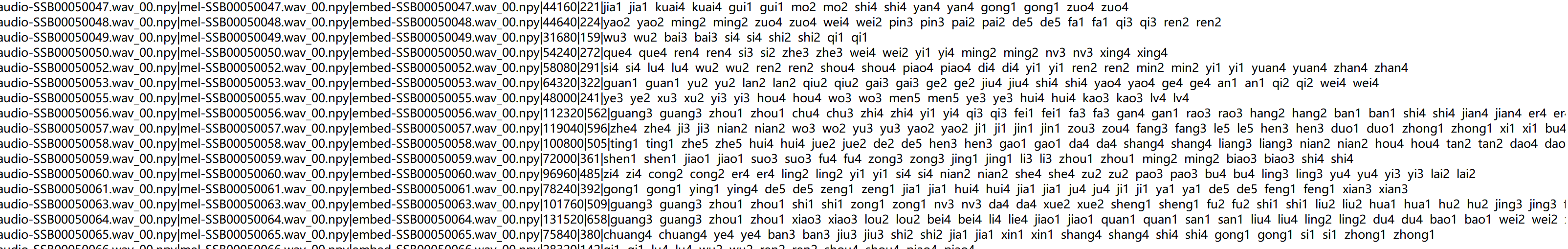 使用AISHELL3训练合成器，最终不能正确读出文本框中的内容，而是隔一个合成一个，这是什么问题？ · Issue #86 · babysor/MockingBird · GitHub