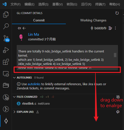 commit detail window too small, could you Allow the window to be enlarged by dragging? · Issue ...