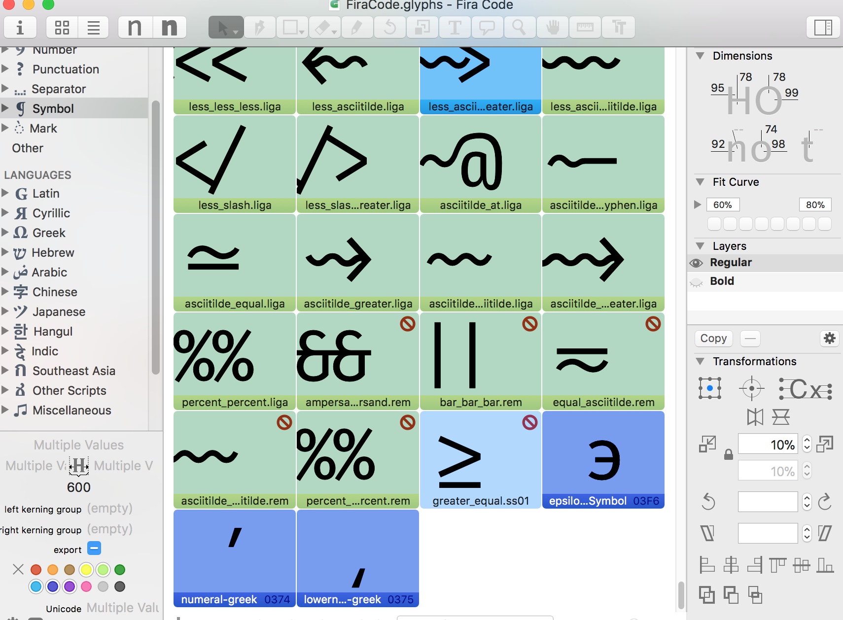 How to add ligatures like these to Monaco font? · Issue #499 · tonsky ...