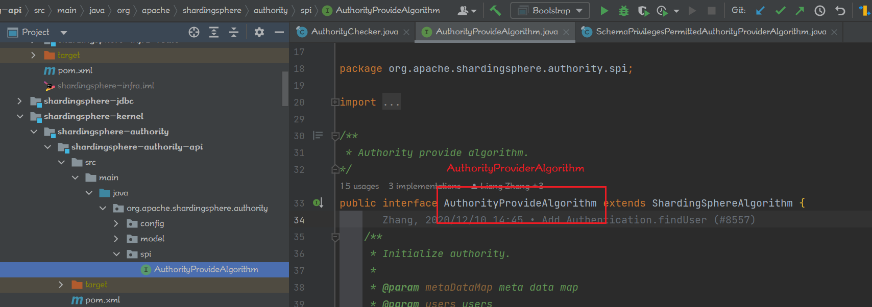 Change the interface AuthorityProvideAlgorithm to AuthorityProviderAlgorithm · Issue #16955 ...