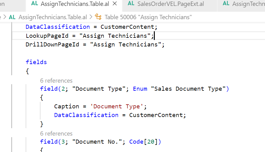 Not able to use "Sales document Type" Enum in custom objects · Issue #5979 · microsoft/AL · GitHub