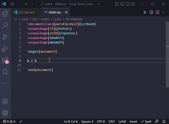 Overtyping selected text and inserting snippet doesn't keep selected ...
