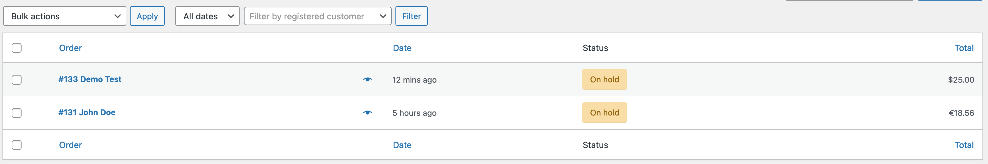 wc_get_orders fails silently · Issue #29931 · woocommerce/woocommerce · GitHub
