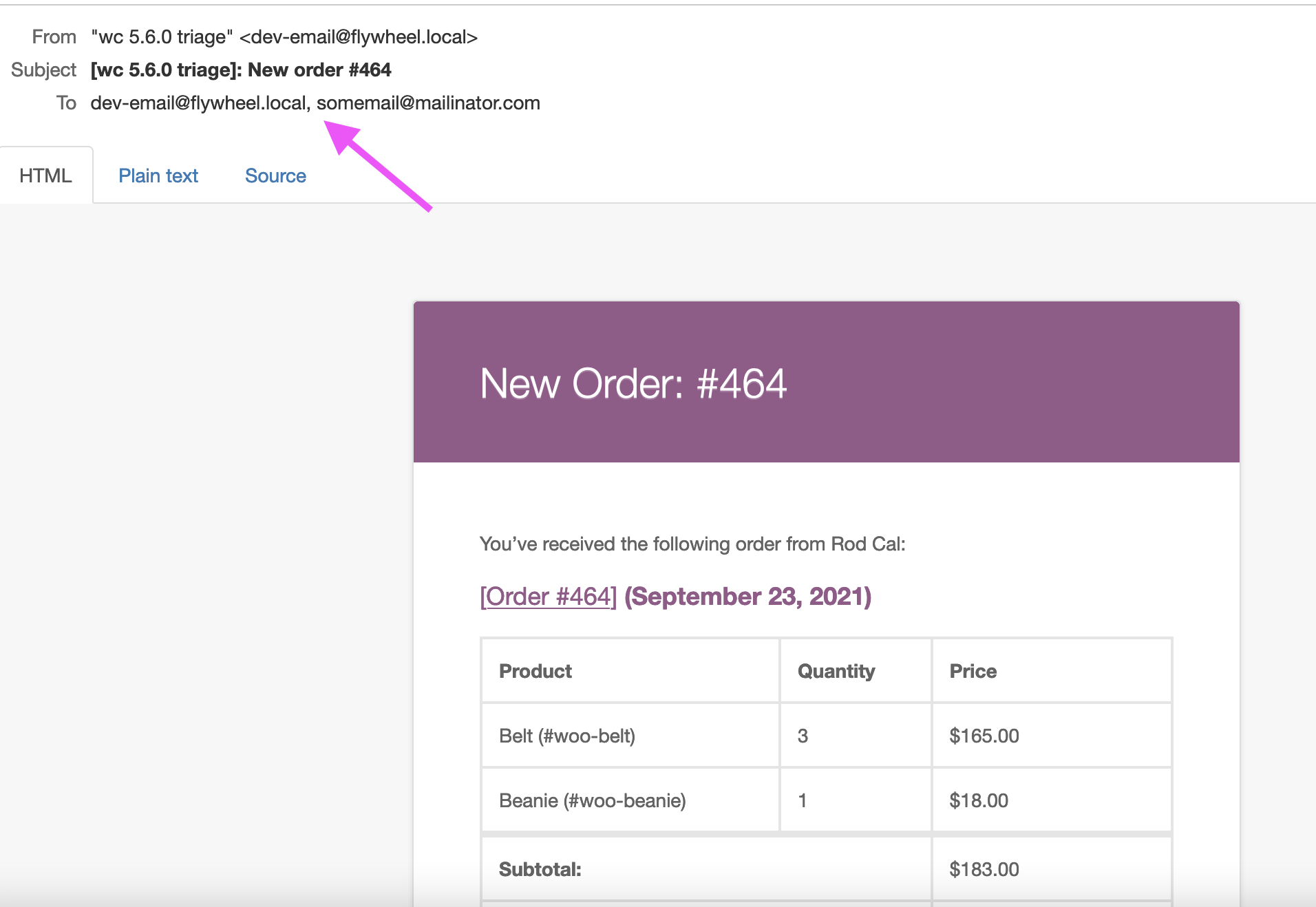 Delimiter - \n appearing between recipients' email address · Issue ...