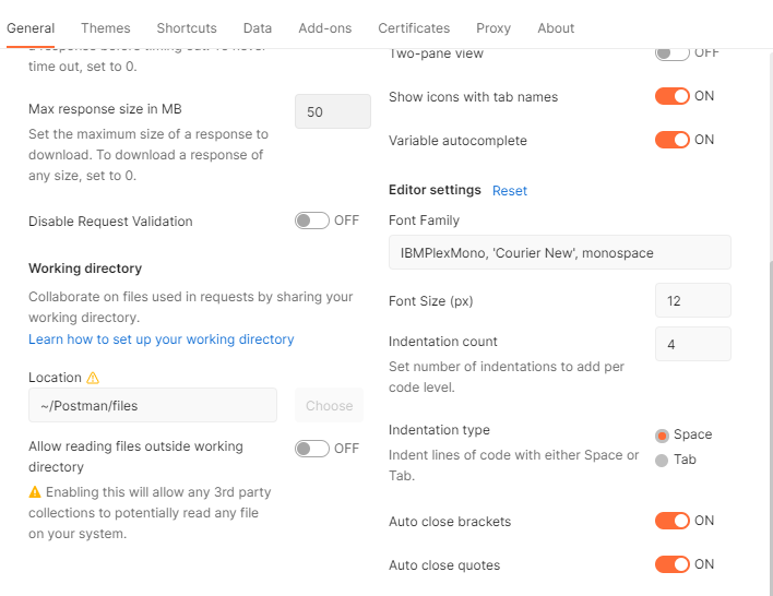 Persist Variable Value Option No More Available In Settings Page · Issue 9847 · Postmanlabs