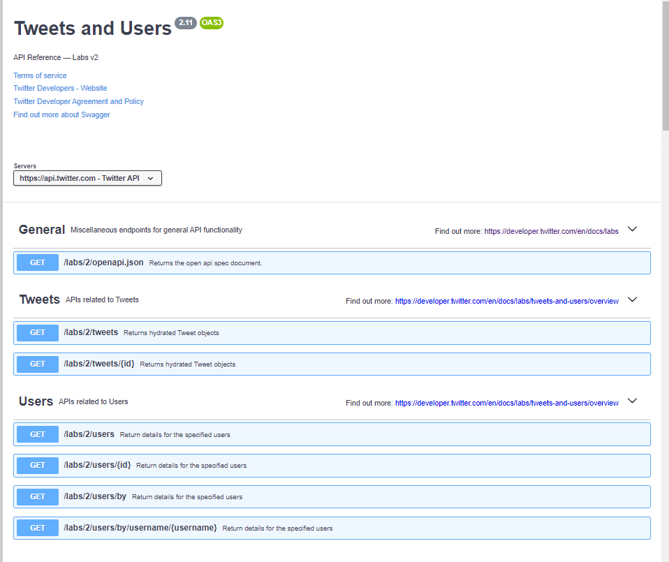 Collection created from API definition has different structure than in ...