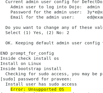 Unsupported OS error on Defectdojo installation in CentOS 7 through setup.bash · Issue #1433 ...