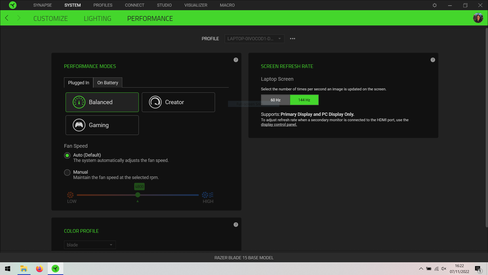 Support for Razer Blade 15 Base Model 2022 · Issue #1945 · openrazer/openrazer · GitHub