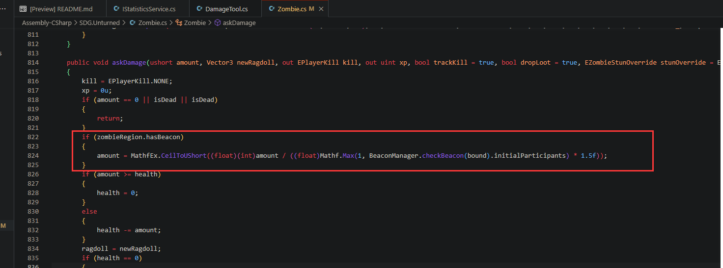 When there is a Beacon, UnturnedZombieDyingEvent has a chance to be falsely reported · Issue ...