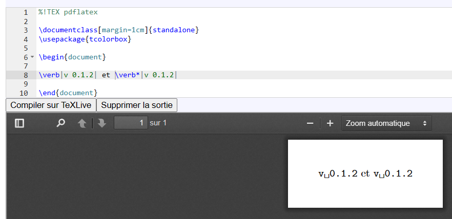 Issue with \verb command and tcolorbox · Issue #253 · T-F-S/tcolorbox · GitHub