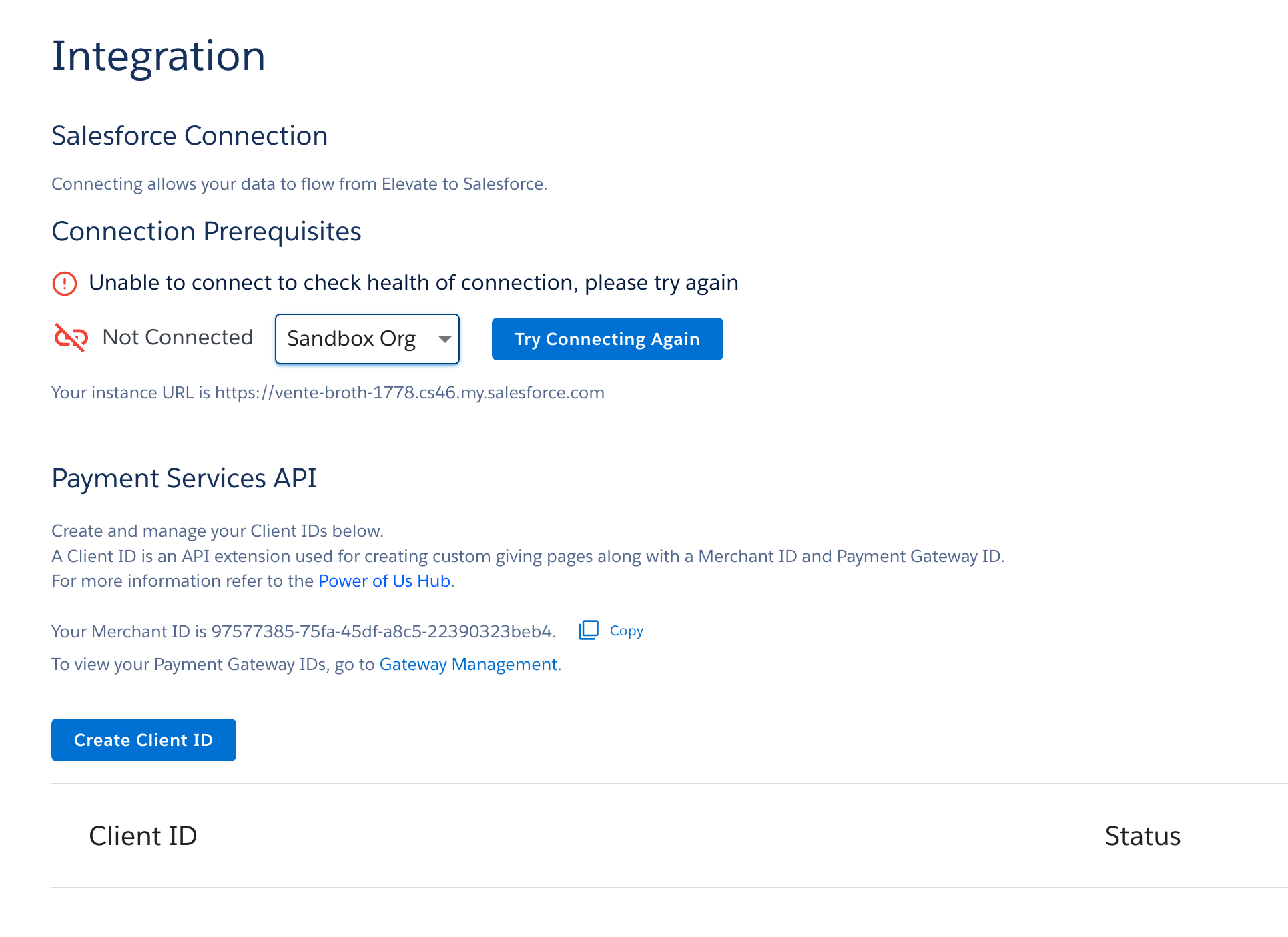Elevate: Partial failure of CRM connection setup without elevated ...