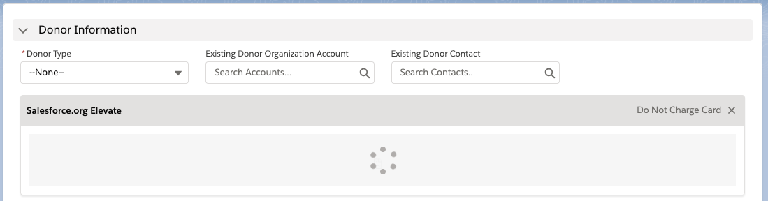 Elevate: Clickjack protection blocks access to Salesforce.org Elevate in Gift Entry form · Issue ...