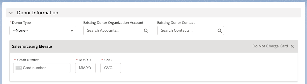 Elevate: Clickjack protection blocks access to Salesforce.org Elevate in Gift Entry form · Issue ...