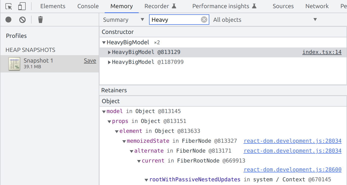 Bug Fiberrootnode Is Retained In Memory After Root Is Unmounted · Issue 26031 · Facebookreact