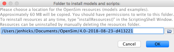 Always installResources() on a fresh install · Issue #941 · opensim-org/opensim-gui · GitHub