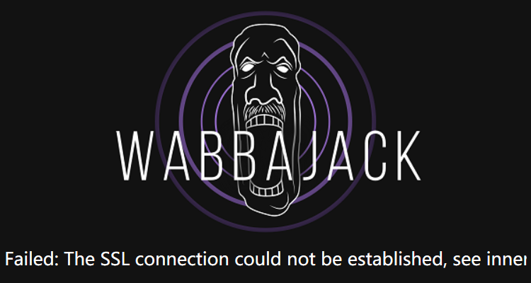 Ssl Issue · Issue 1710 · Wabbajack Toolswabbajack · Github 7511