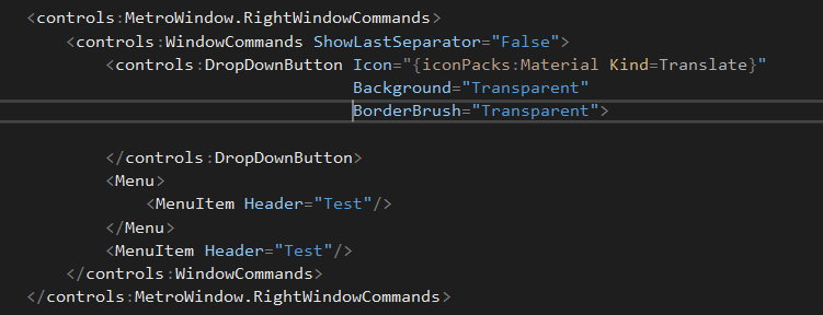 How can I use a Menu in the window's titlebar ? · Issue #3447 · MahApps/MahApps.Metro · GitHub
