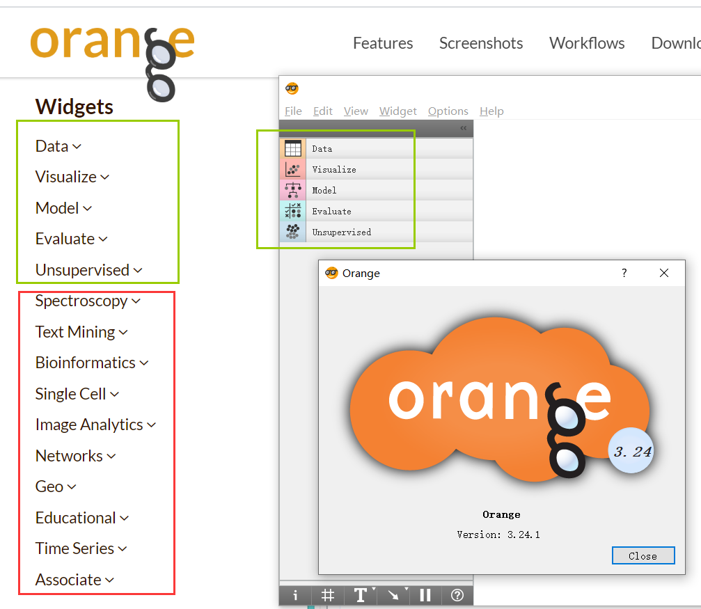 Missing widgets in Orange 3.24.1 · Issue #4620 · biolab/orange3 · GitHub
