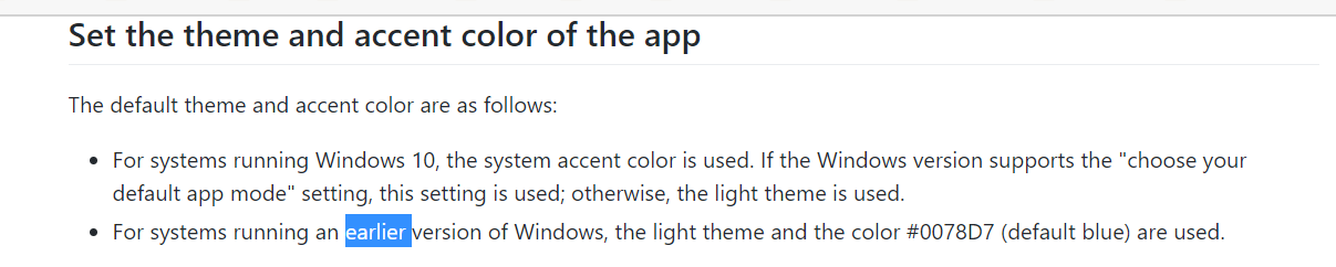 Default theme and accent color not work as expected · Issue #147 · Kinnara/ModernWpf · GitHub