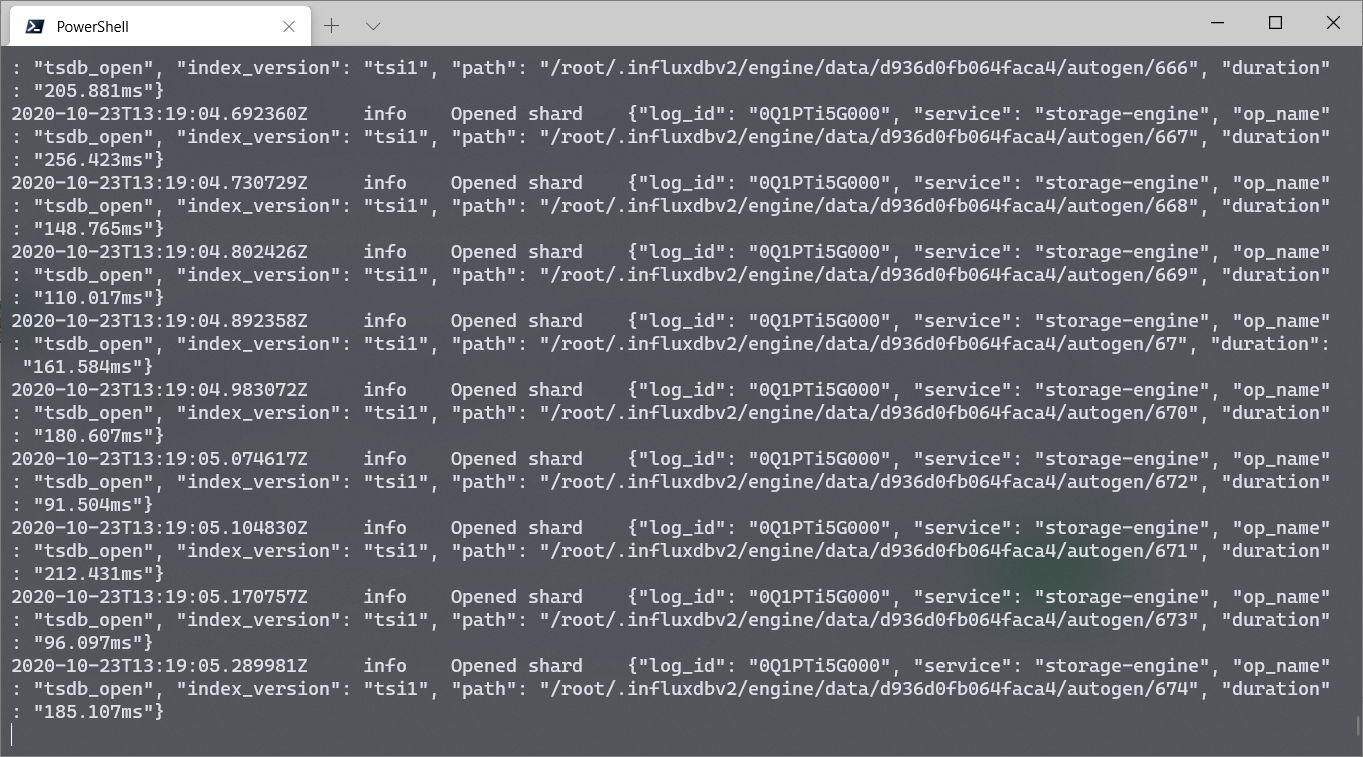 Influxdbclientcoreexceptionsexception The Operation Has Timed Out · Issue 131 