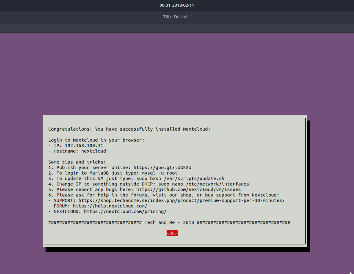 Internal server error · Issue #466 · nextcloud/vm · GitHub