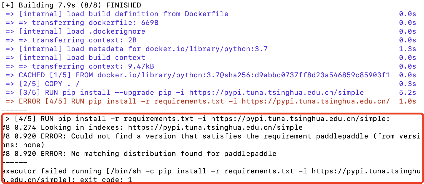docker中直接pip install paddlepaddle安装error的问题 · Issue #38780 · PaddlePaddle/Paddle · GitHub