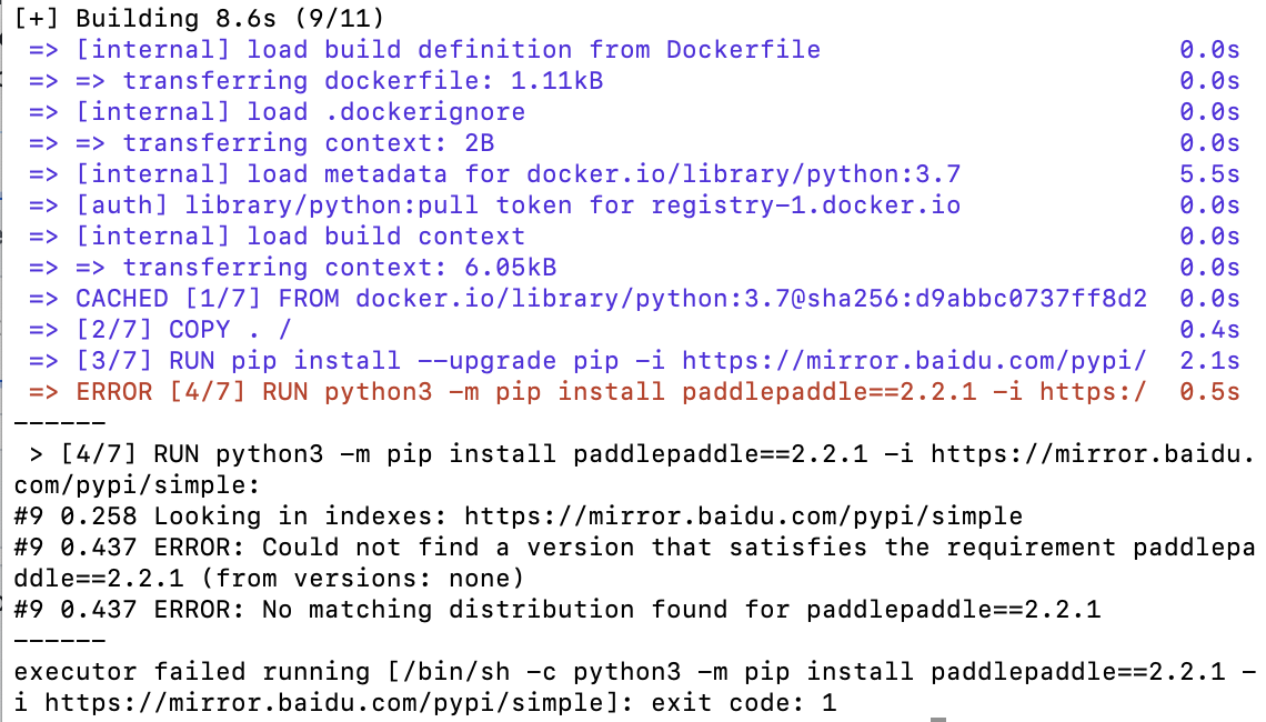 docker中直接pip install paddlepaddle安装error的问题 · Issue #38780 · PaddlePaddle/Paddle · GitHub