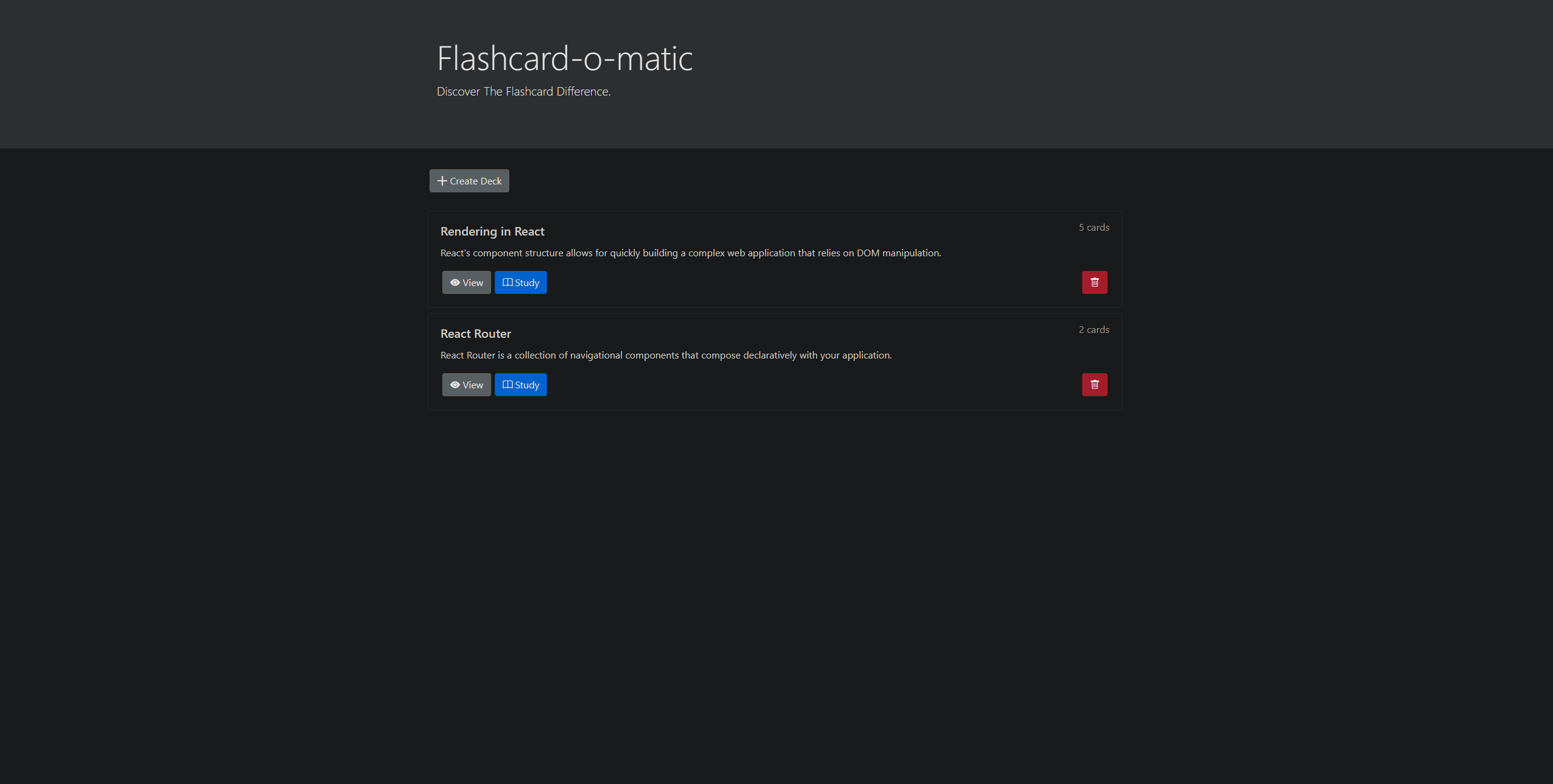 GitHub - Cole-Dreyer/Flash-Card-App: This Flash Card app was apart of the Thinkful Software ...