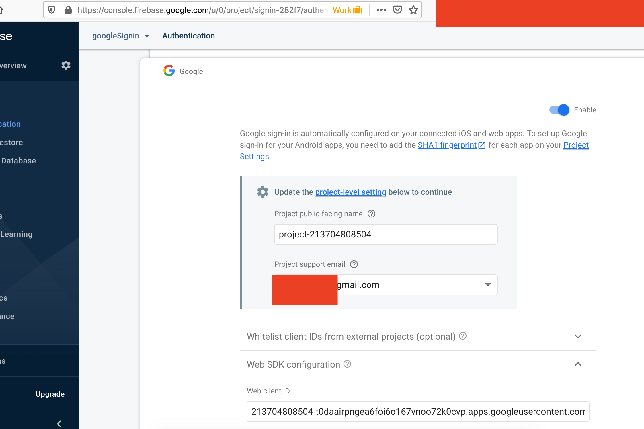 expo-google-signin not working by following the docs => login: Error:GoogleSignIn.null:NETWORK ...