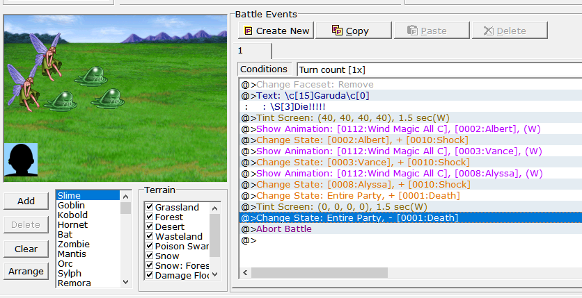 Battle Common Events - Applying and removing "Death" State + "Abort Battle" Shouldn't Result in ...