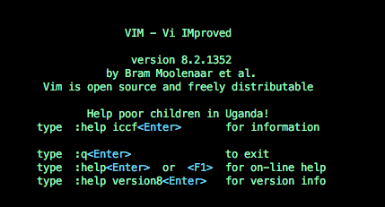 VIM start screen background wrong with non-white color scheme (macOS ...
