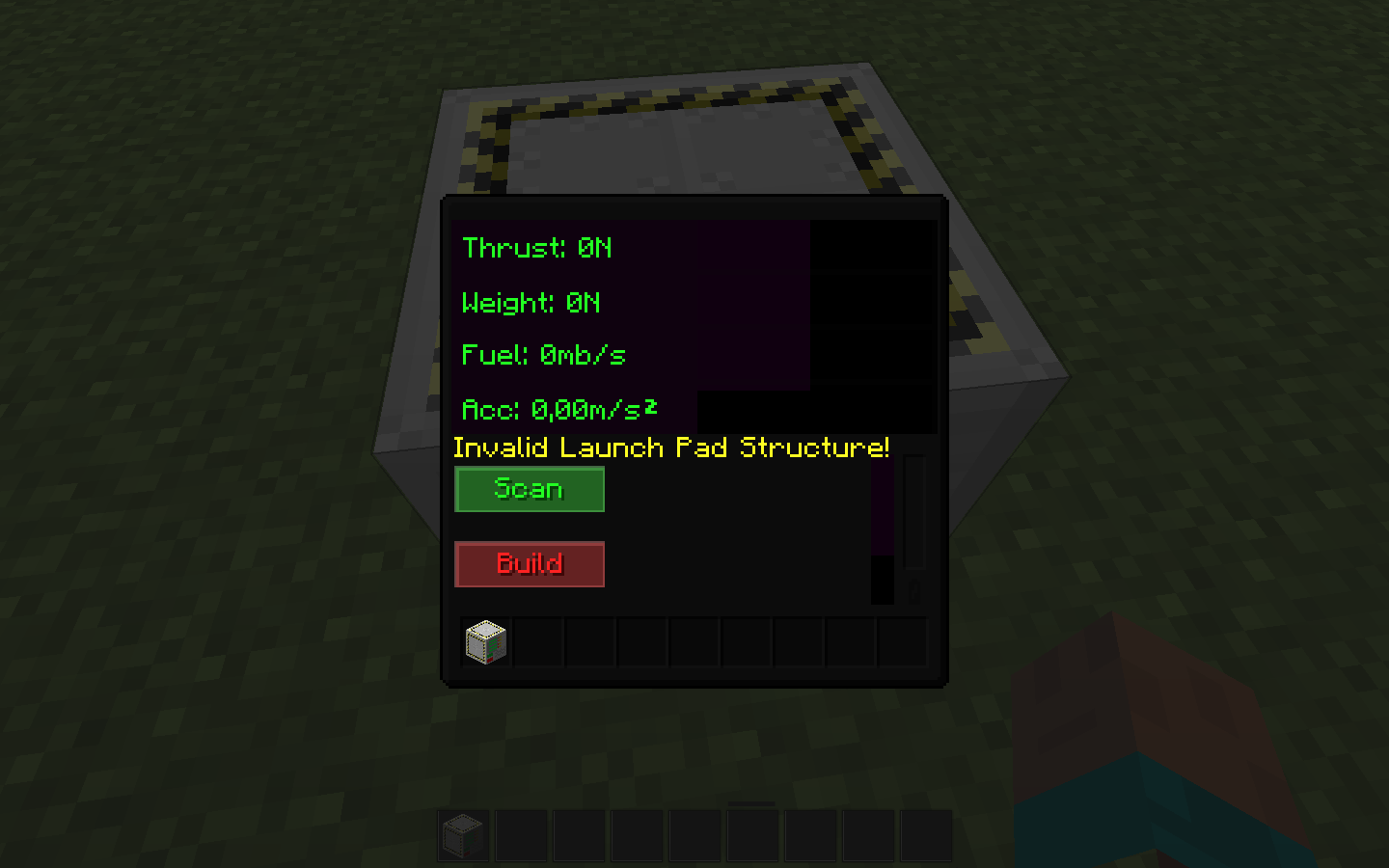 Please help! I have a problem with the rocket bulder interface and the ...